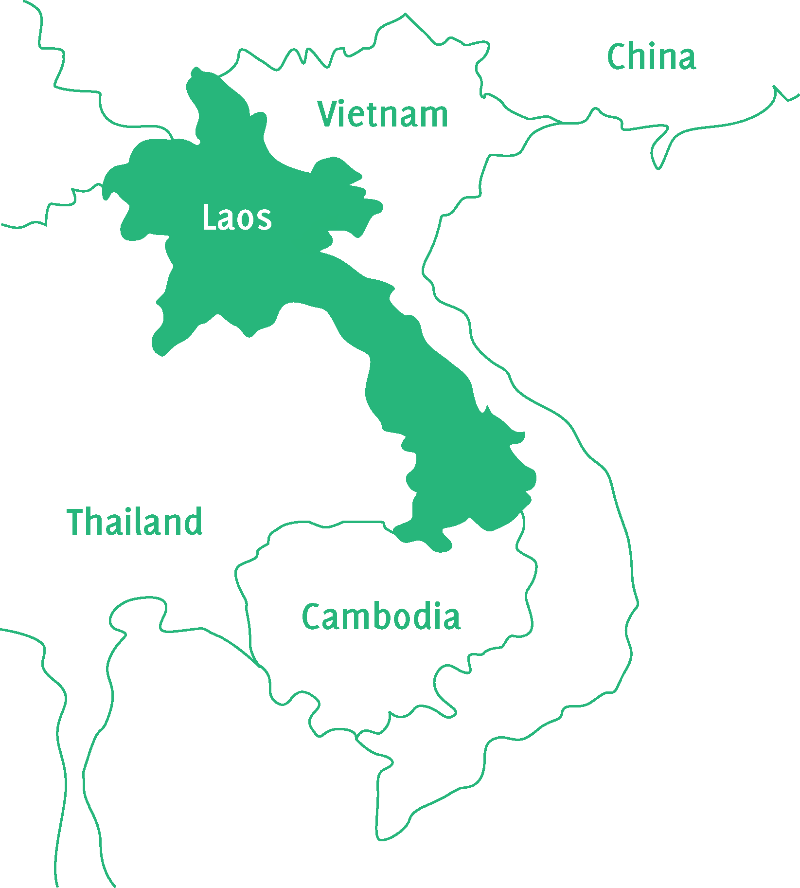 Large Detailed Tourist Map Of Vietnam And Laos Vietnam Asia Large Detailed Tourist Map Of Vietnam And Laos Vietnam Asia